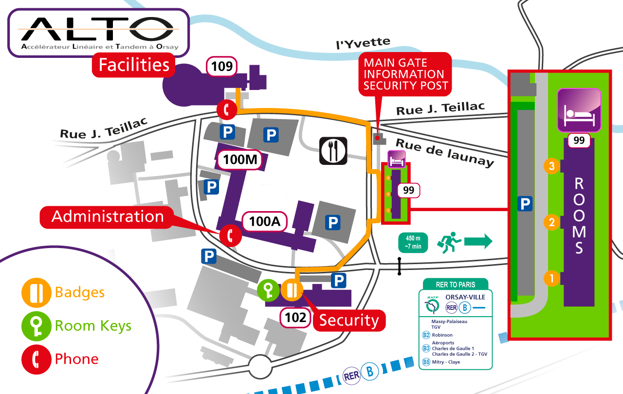 Access procedure – Plateforme ALTO – Accélérateur Linéaire et Tandem à ...